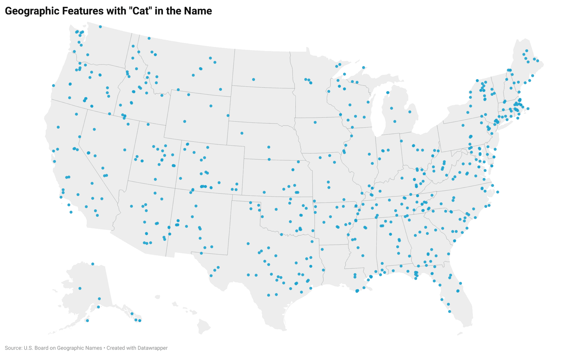 Places in the United States Named After Cats - Cat Explore